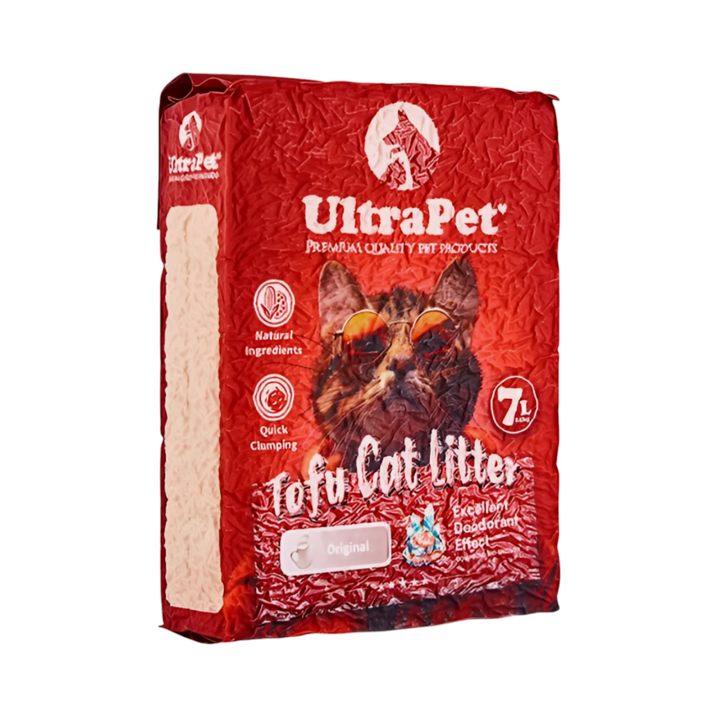 ג'רי החתול - Ultra Pet אולטרה פט חול טופו ללא בישום