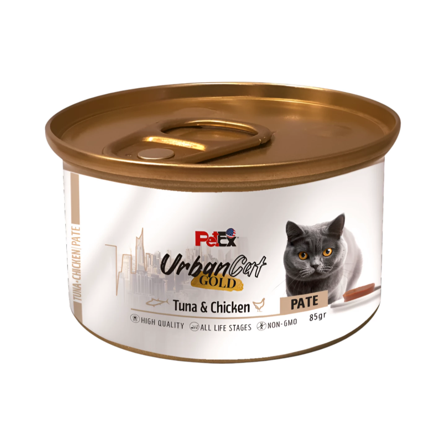 ג'רי החתול - Urban Cat אורבן קט גולד מעדן פטה בטעם טונה ועוף לחתול